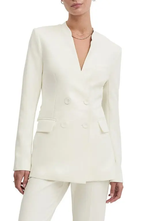 FAVORITE DAUGHTER The Celeste Double Breasted Blazer - Ivory