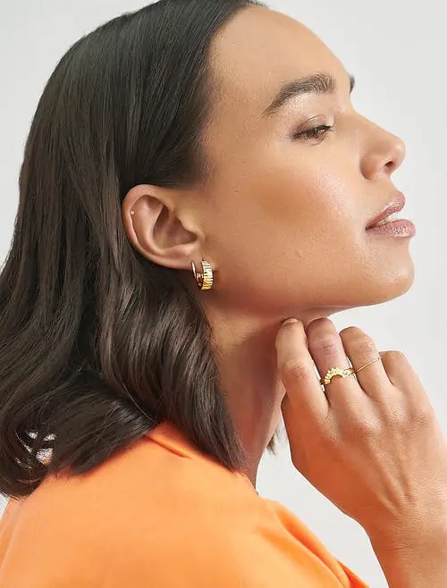 EDGE OF EMBER Hoop Earrings
