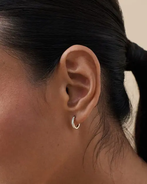 EDGE OF EMBER Huggie Hoop Earrings