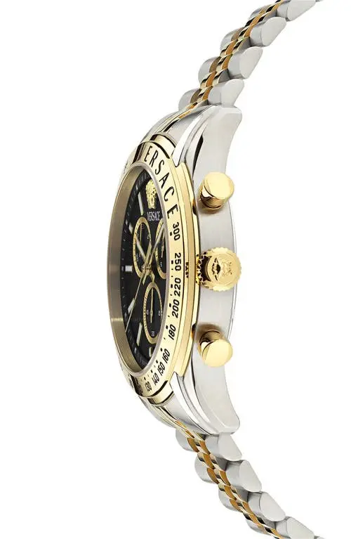 Versace Master Chronograph Bracelet Watch - Two Tone