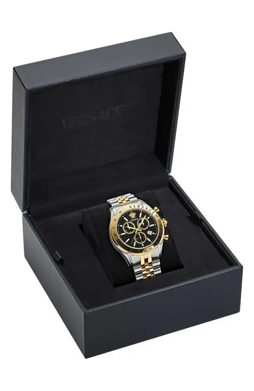 Versace Master Chronograph Bracelet Watch - Two Tone