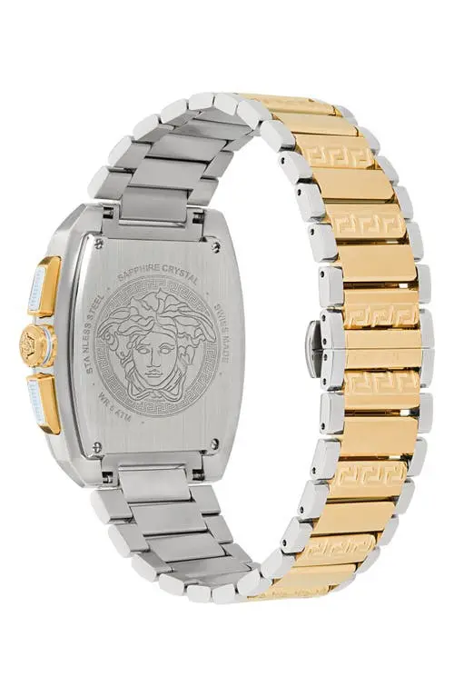 Versace Dominus Chronograph Bracelet Watch - Two Tone