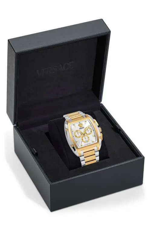 Versace Dominus Chronograph Bracelet Watch - Two Tone