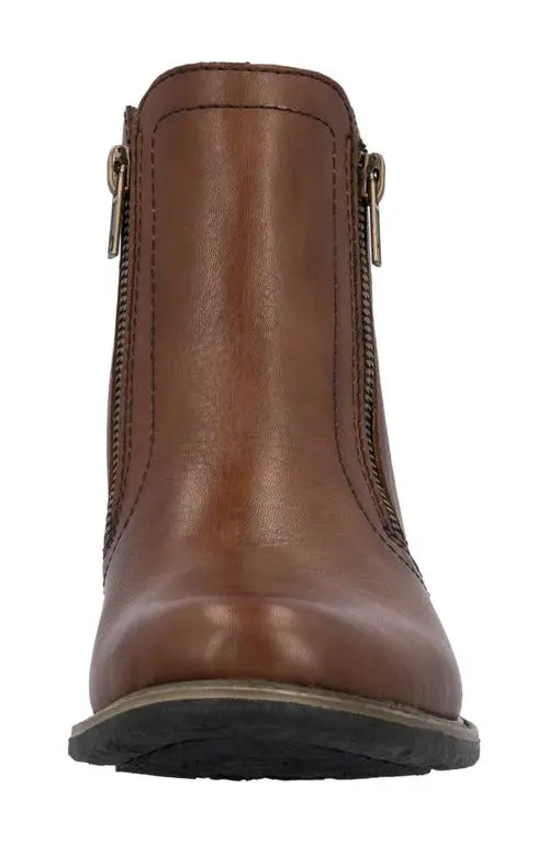 RIEKER Ornella 50 Bootie - Chestnut/chestnut