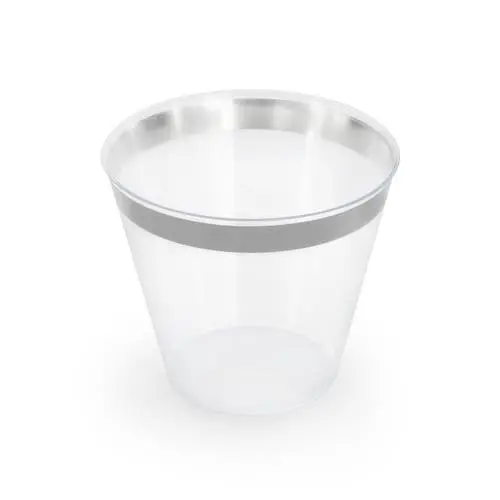 ELAMA 150 Piece Disposable Plastic Dinnerware Party Set