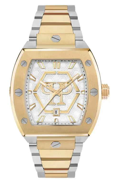 Philipp Plein The Hexagon Phantom Bracelet Watch - Two Tone