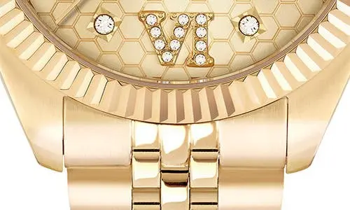 Philipp Plein Date Superlative Bracelet Watch - Ip Yellow Gold