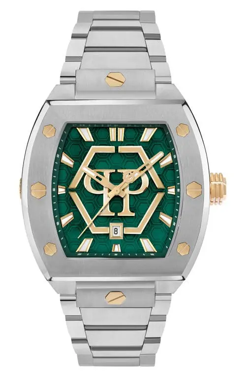 Philipp Plein The Hexagon Phantom Bracelet Watch - Stainless Steel