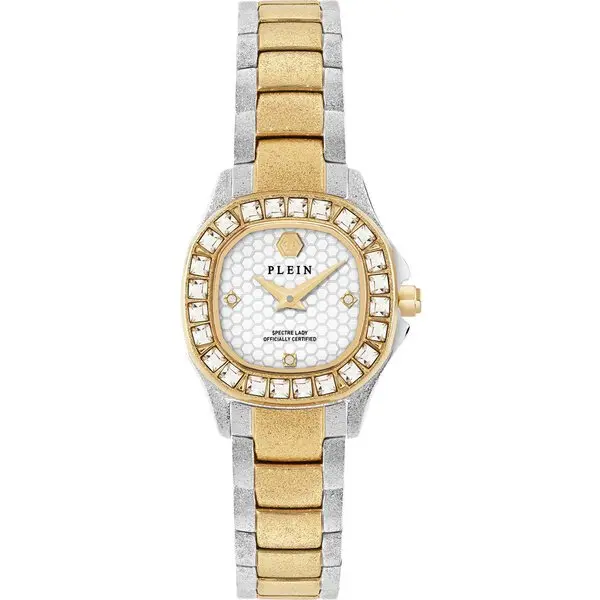 Philipp Plein Spectre Crystal Bezel Two-tone Bracelet Watch - Two Tone