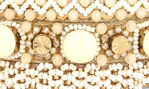 Deepa Gurnani Bead & Crystal Bracelet
