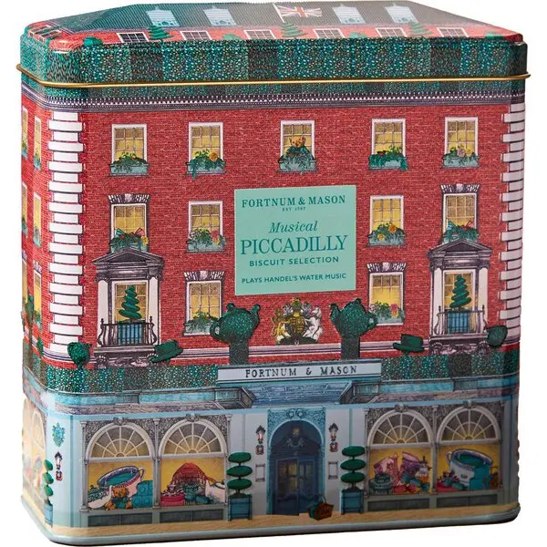 FORTNUM & MASON Piccadilly Musical Biscuit Tin