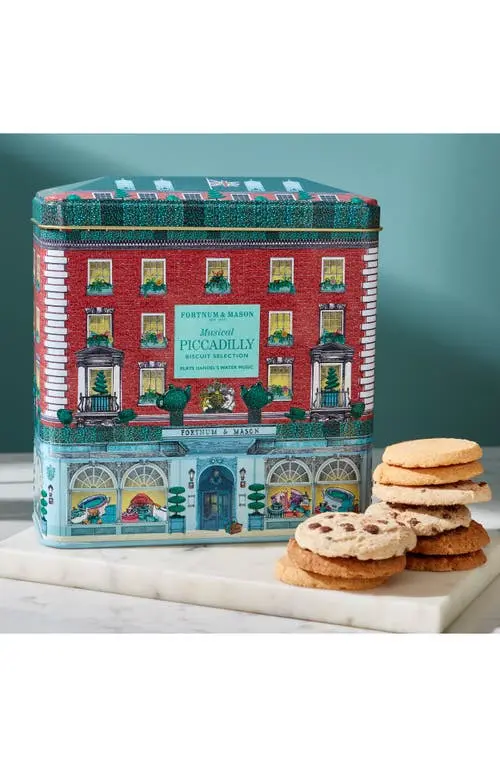FORTNUM & MASON Piccadilly Musical Biscuit Tin