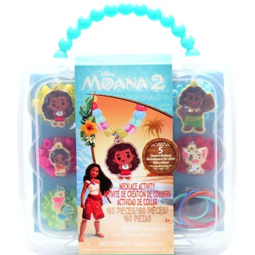 TARA TOY Moana 2 Necklace Activity Set Diy Jewelry Kit - Multicolored