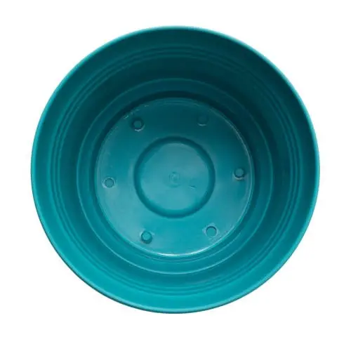 BLOEM Saturn Round Planter 12"bermuda Teal,durable Plastic