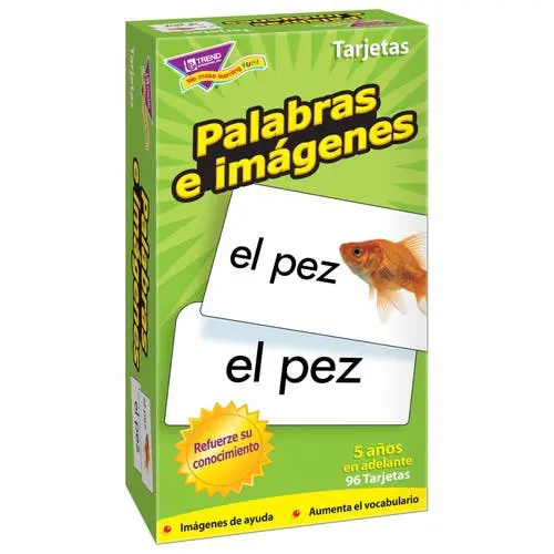 TREND ENTERPRISES, INC. Spanish Picture Word Cards - Multicolored