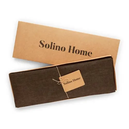 SOLINO HOME Linen Placematsathena - Chambray Brown