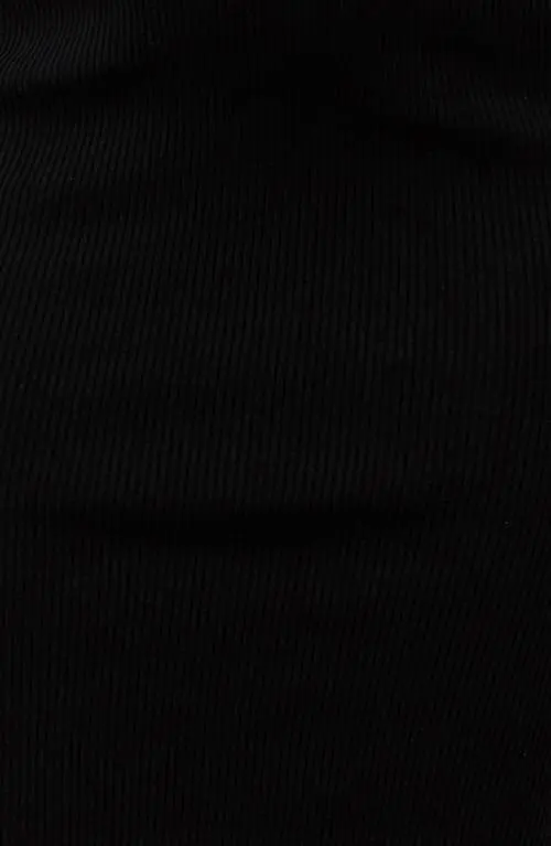 RIPE MATERNITY Sadie Long Sleeve Cross Front Ribbed Maternity Dress