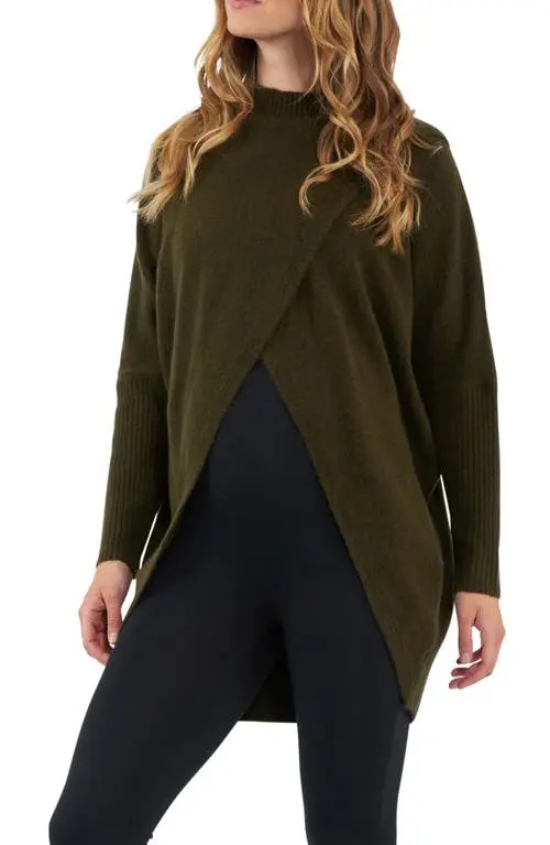 RIPE MATERNITY Hallie Nursing Sweater - Khaki