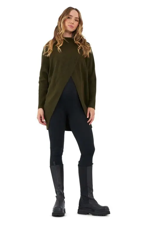 RIPE MATERNITY Hallie Nursing Sweater - Khaki
