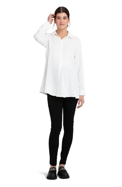 RIPE MATERNITY Tina Peplum Shirt