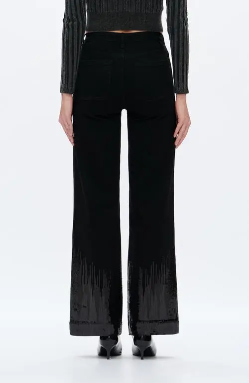 BAYEAS Sequin Embellished Wide Leg Pants