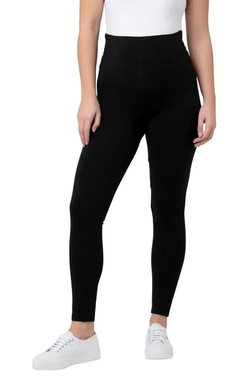 RIPE MATERNITY Essential Organic Cotton Maternity Leggings - Black