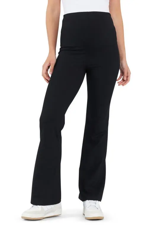 RIPE MATERNITY Rib Flare Pant - Black