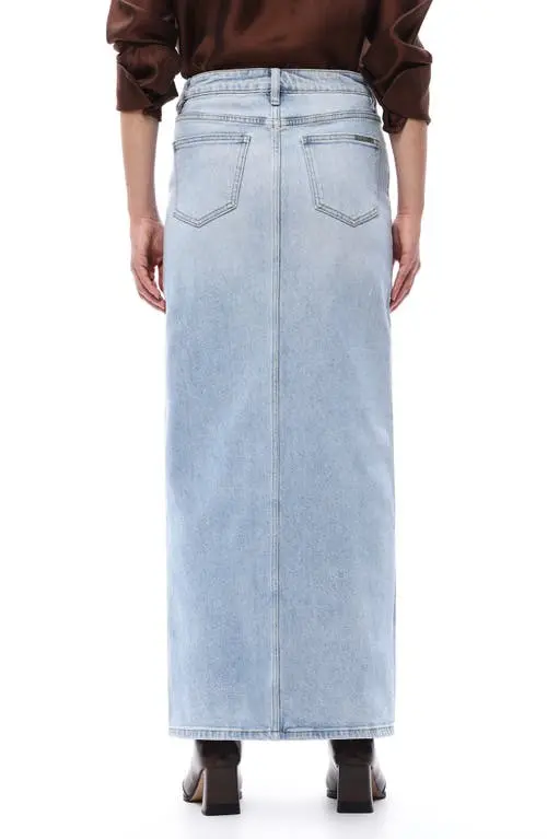 BAYEAS Stretch Denim Maxi Skirt