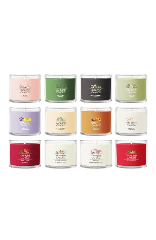 YANKEE CANDLE Signature Votive Mini Candle Jars