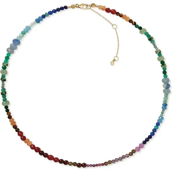 Astley Clarke Second Chance Beaded Necklace - Rainbow Gemstone