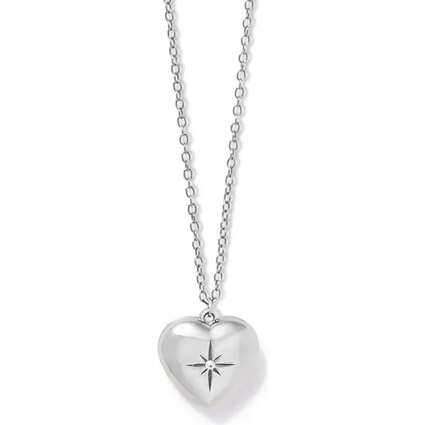Astley Clarke Mini Heart Locket Necklace - Silver
