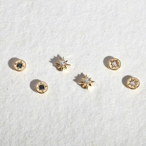 Astley Clarke Polaris Star Stud Earrings