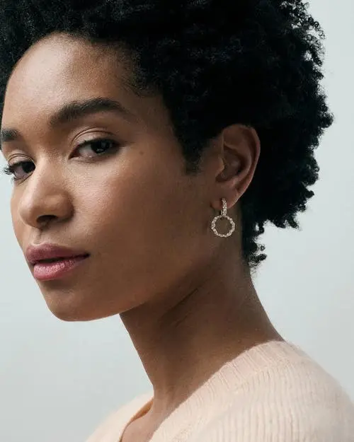 Astley Clarke Solid Asteri Lab Grown Diamond Hoop Earrings