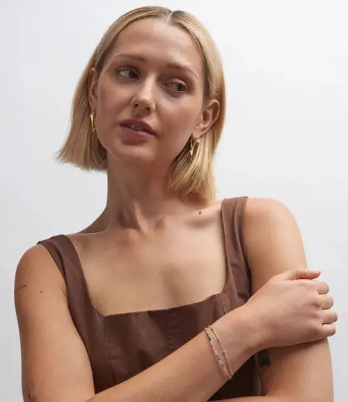 Astley Clarke Gold Vermeil Fine Gemstone Biography Bracelet