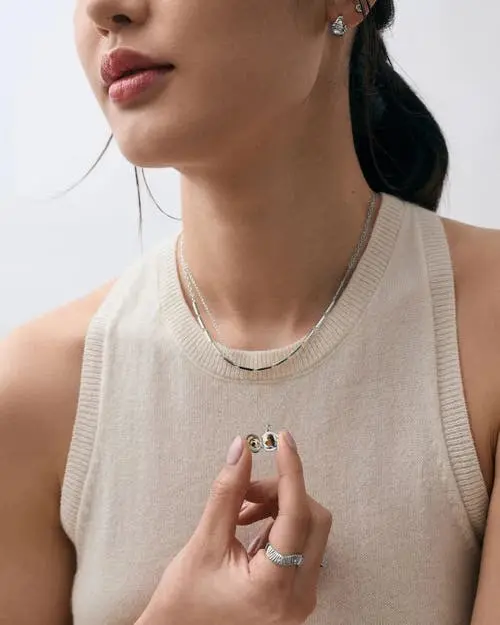 Astley Clarke Tiny Star Mini Biography Locket