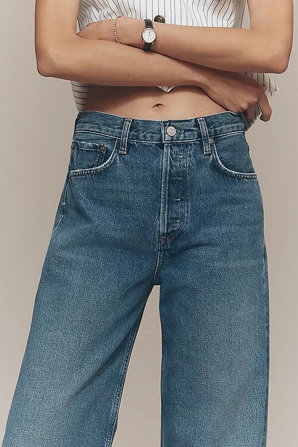AGOLDE Ren High-rise Wide-leg Jeans - Chapter