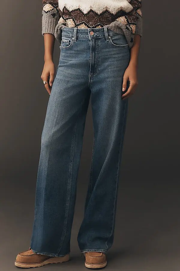 Paige Anessa High-rise Wide-leg Jeans - Freeride