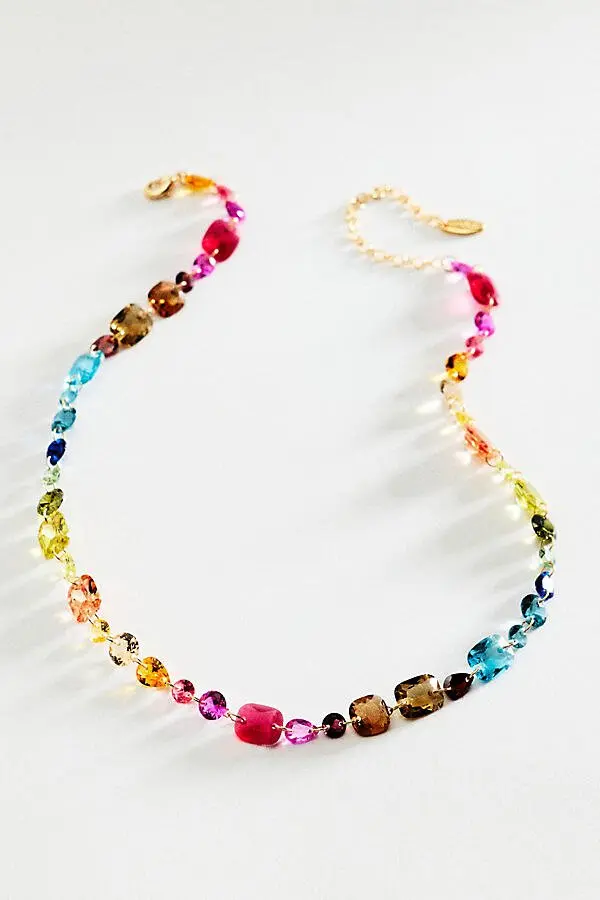 Anthropologie Beaded Medley Necklace - Multi