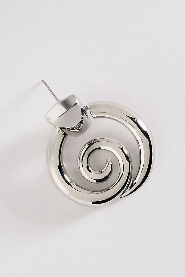 Anthropologie Swirl Post Earrings