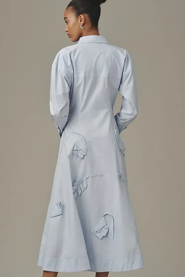 Maeve Floral A-line Shirt Dress