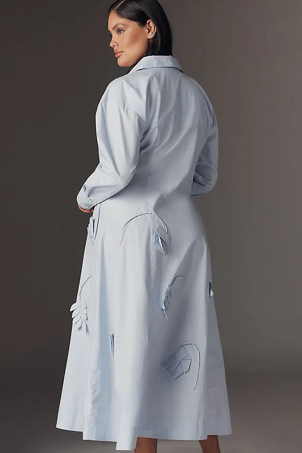 Maeve Floral A-line Shirt Dress