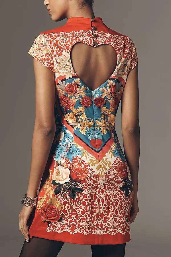 maeve sleeveless back-cutout a-line mini dress NEW Maeve By Anthropologie Front Cutout Mini Dress Green XXS NWT Free  Shipping