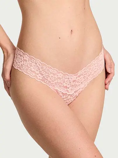 Victoria's Secret Lacie Rose Valentine Thong Panty - Print