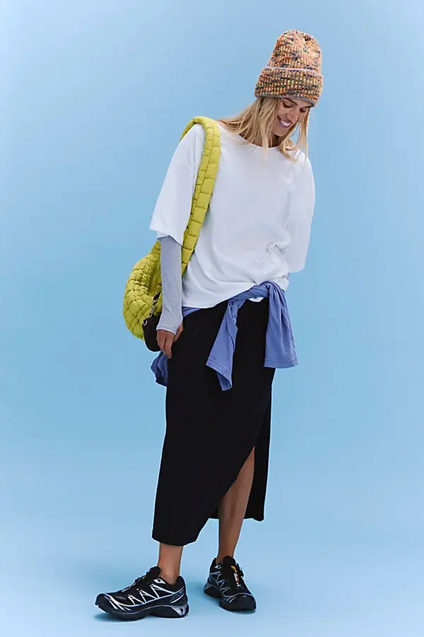 Free People Low-rise Ankle Length Skirt