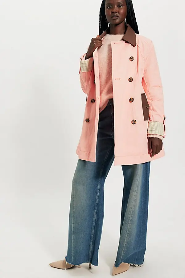 Free People Riley Canvas Car Coat