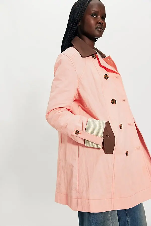Free People Riley Canvas Car Coat
