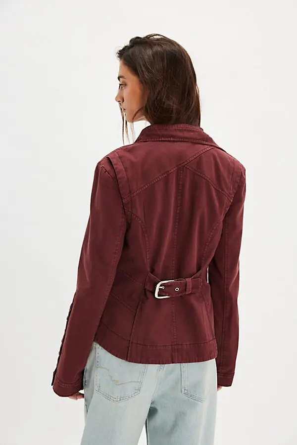 Free People We The Free Noho Jacket - Rum Raisin