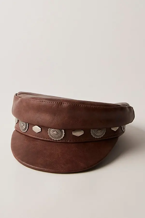 UNDERSTATED LEATHER Cadet Cap - Brown