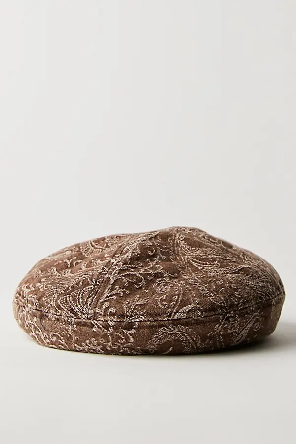 Free People Bandana Printed Cadet Hat - Brown