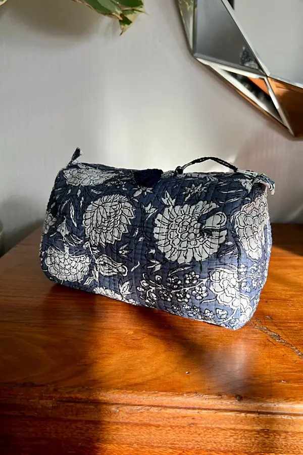BE DEVA Anja Cosmetic Bag - Blue